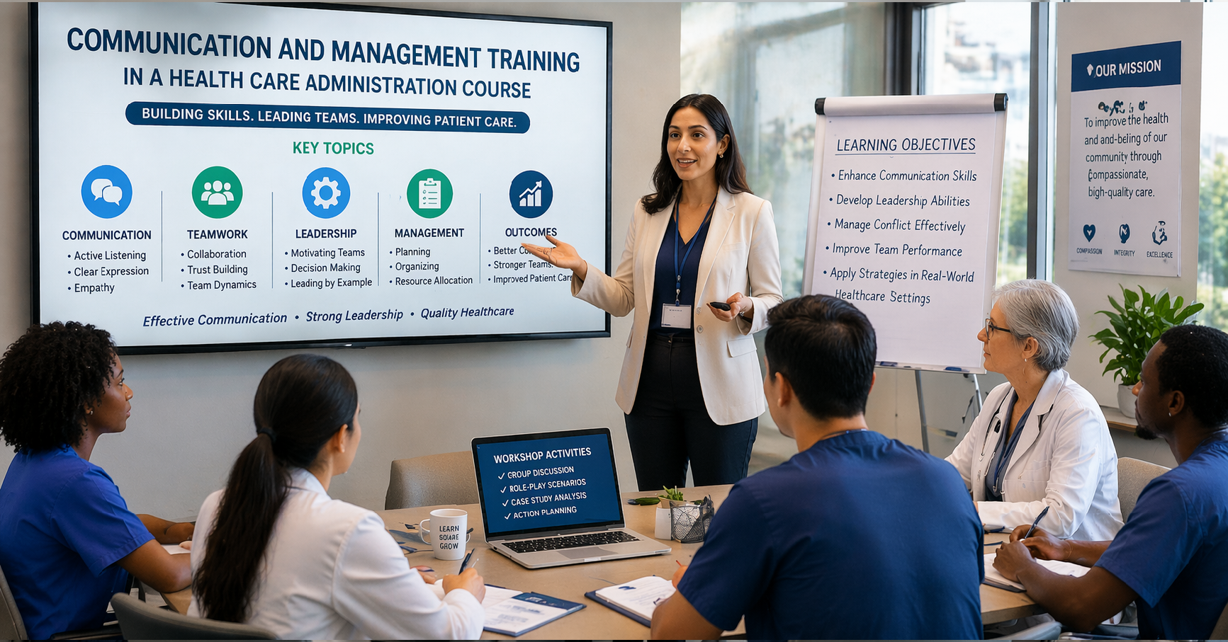 Communication and Management Training in a Health Care Administration ...